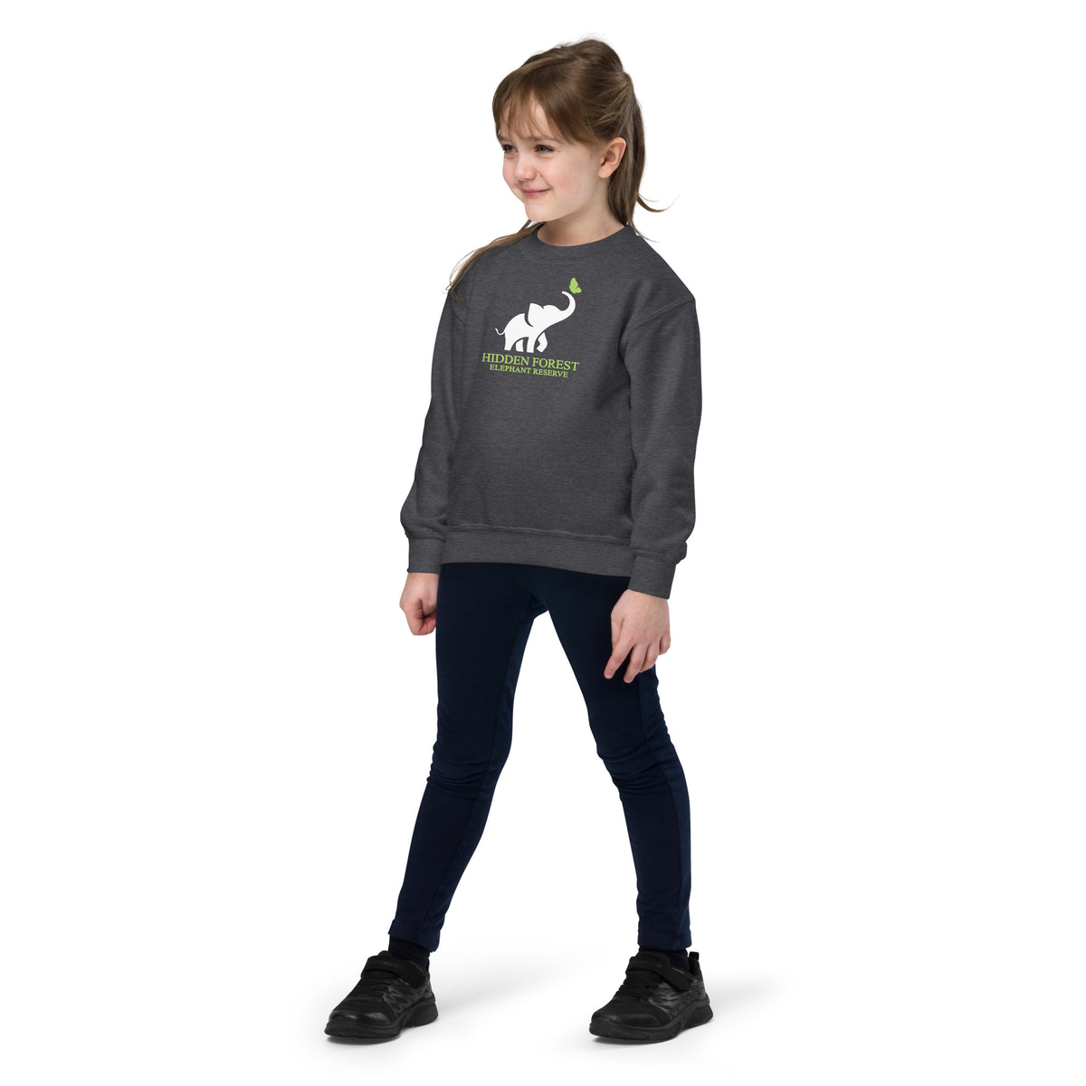Girls Hidden Forest Crewneck Sweatshirt – Wild & Grey Clothing
